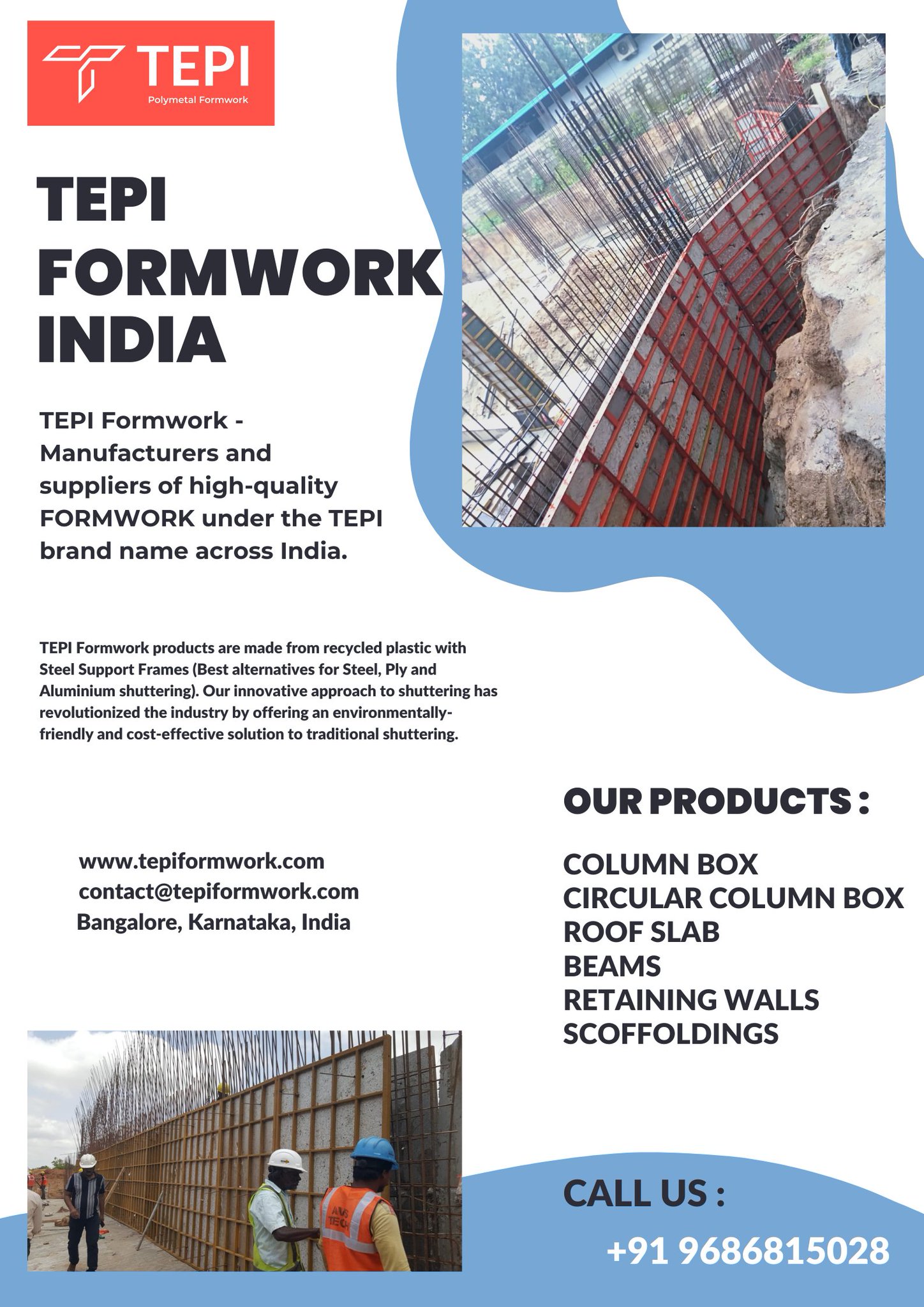 TEPI - Poly Metal Formwork on Twitter: "TEPI Formwork India products are designed and ...
