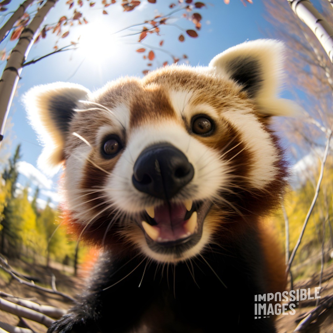 Impossible Images on Twitter: "Happy Red Panda selfie with Midjourney 5.2. It's insane. — # ...