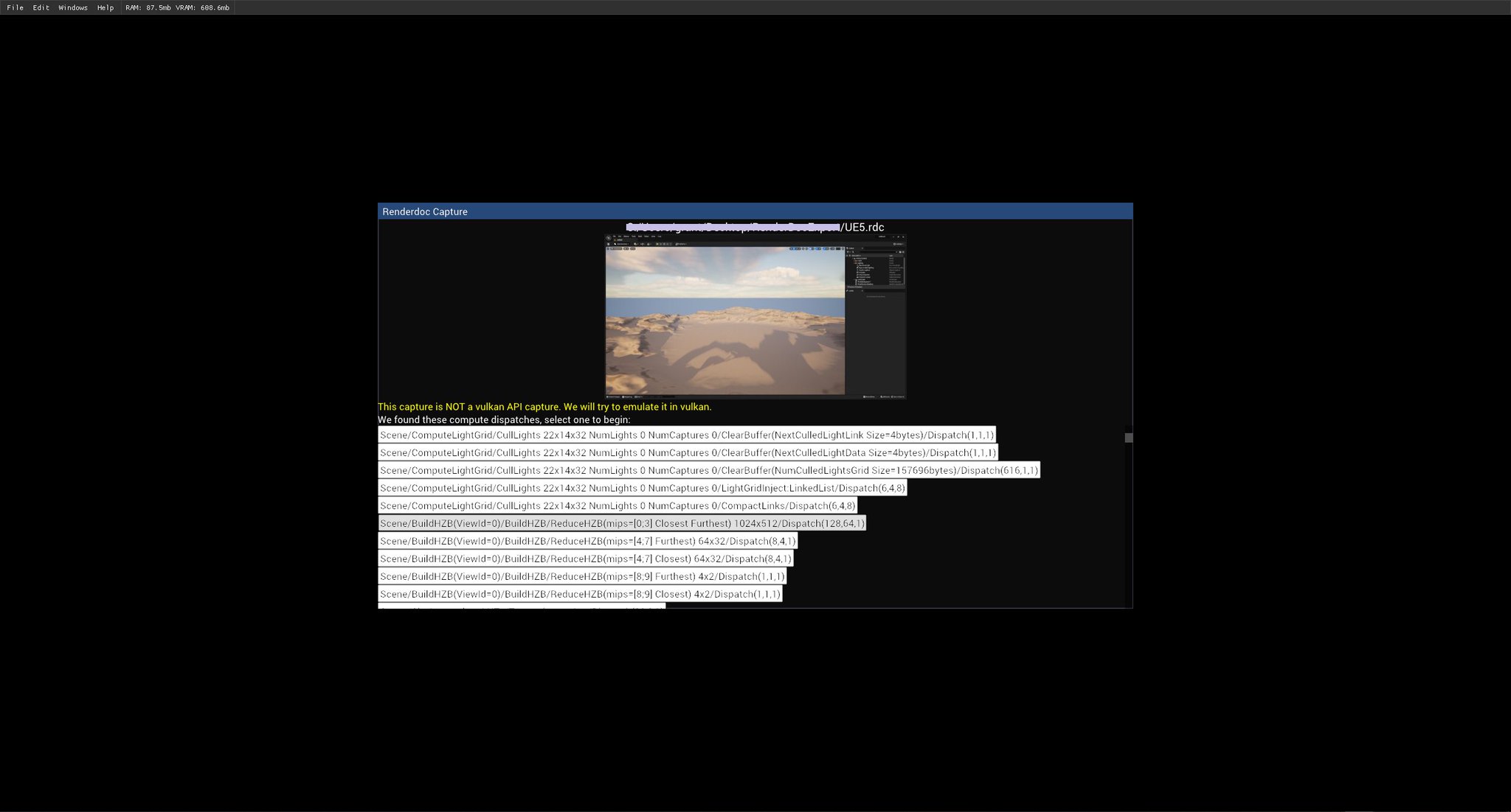 Grant Johnson On Twitter Got It Working With Ue5 On The Weekend So I Can Import A Renderdoc 