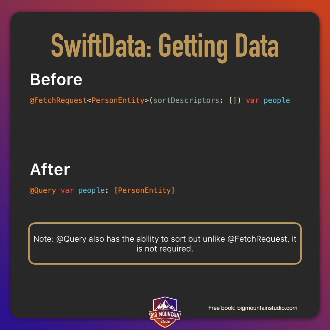 Mark Moeykens On Twitter How Do You Get Data From Swiftdata In A Swiftui View π‘you Can Use