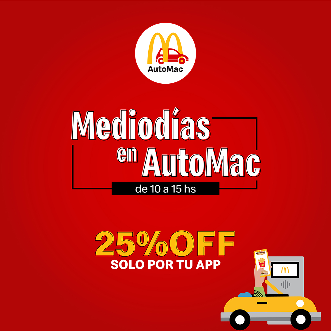 McDonalds_Ar ⭐⭐⭐ on Twitter: "¡Almorzá con AutoMac! 🚗 Hacé tu compra por nuestra App en la ...
