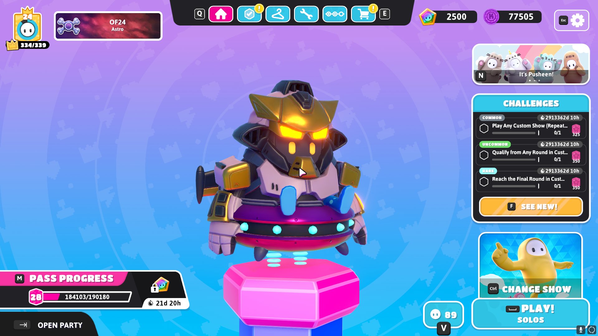 OF24com on Twitter: "This #FallGuys season is going ok, got to level 28 today (3 weeks to go ...