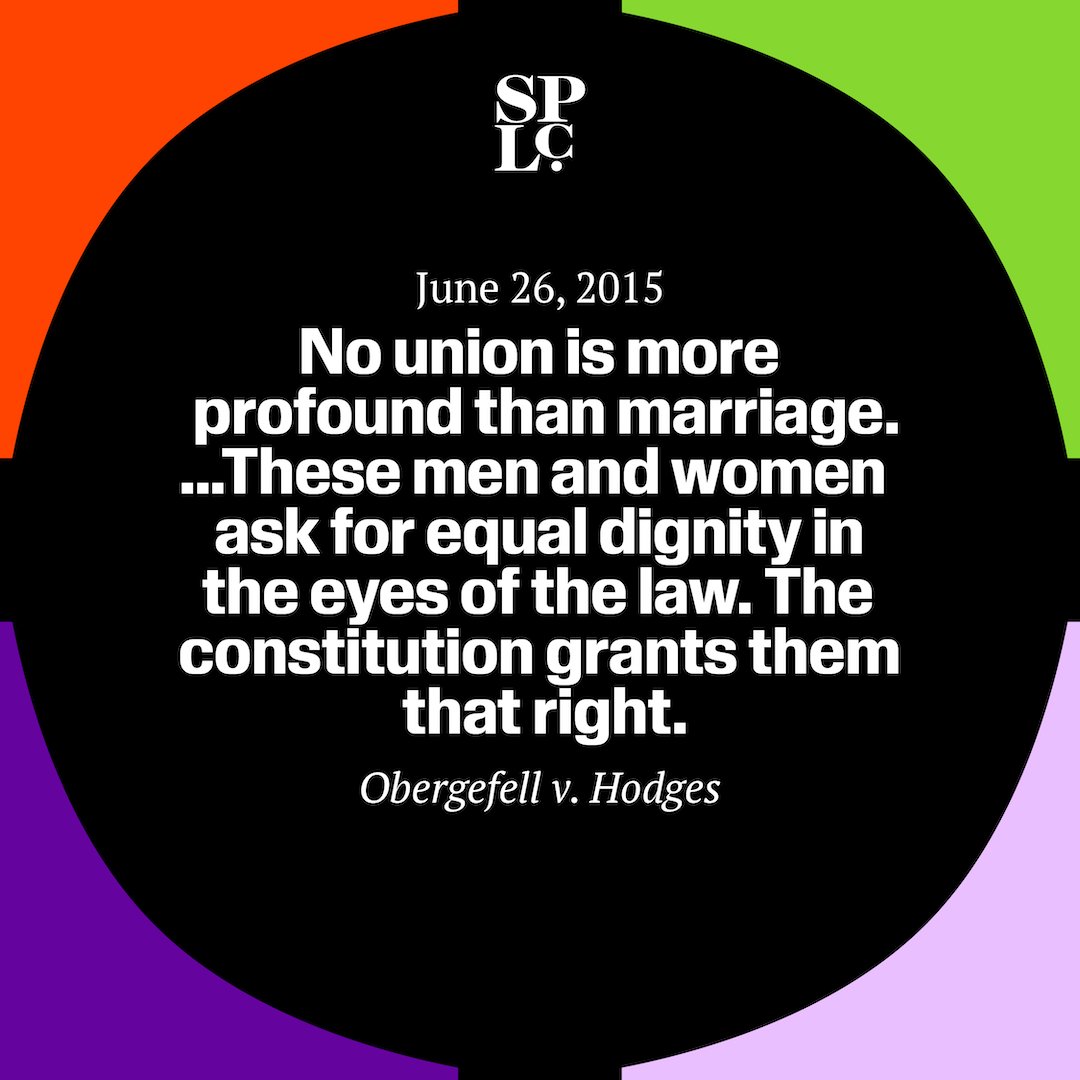 Southern Poverty Law Center on Twitter: "#OTD, the #SCOTUS decision in ...