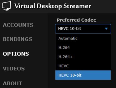 Guy Godin on Twitter: "Big update today that brings HEVC 10-bit encoding for both desktop and VR ...