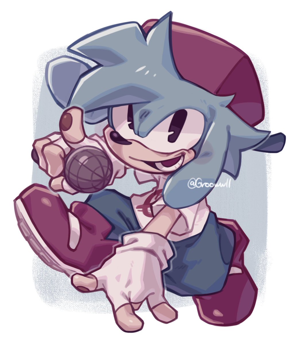 gloves 1boy male focus solo furry male smile fingerless gloves illustration images