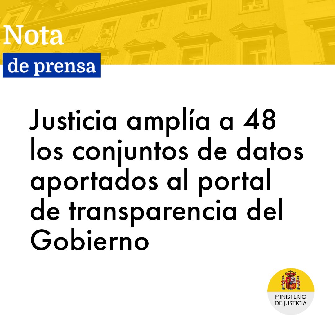 Ministerio Justicia On Twitter 💻⚖️ Justiciagob Amplía A 48 Los