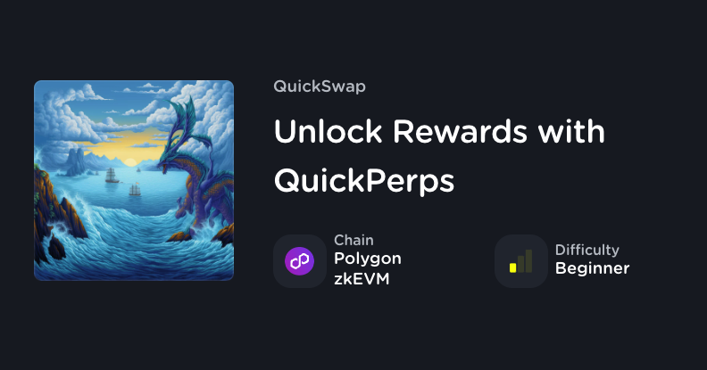 Layer3 on Twitter: "💰 Unlock Rewards with QuickPerps 💰 QuickPerps enables spot and leverage ...