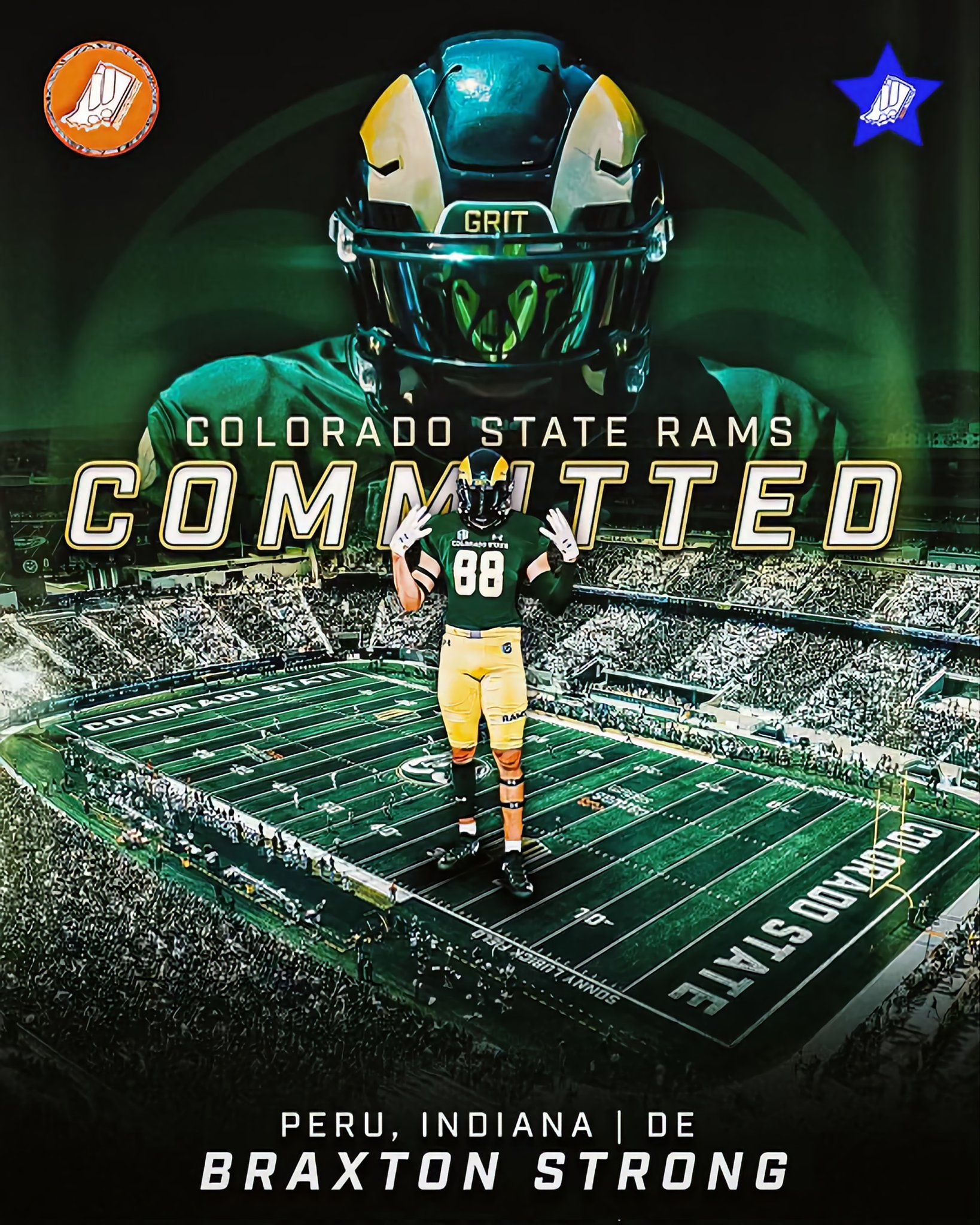 Braxton Strong on Twitter: "Colorado State, I'm home. @IndyWeOutHere @AllenTrieu @PrepRedzoneIN ...