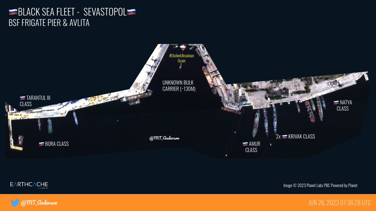 H I Sutton on Twitter: "RT @MT_Anderson: 🇷🇺BSF: NOVOROSSIYSK🇷🇺 0.5M📷 from 26 June 2023 ...