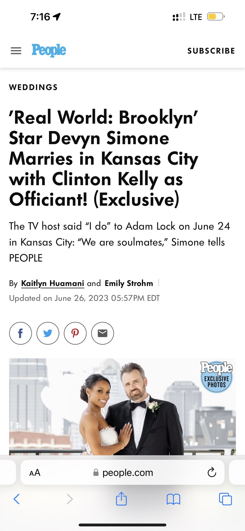 Clinton Kelly Wedding