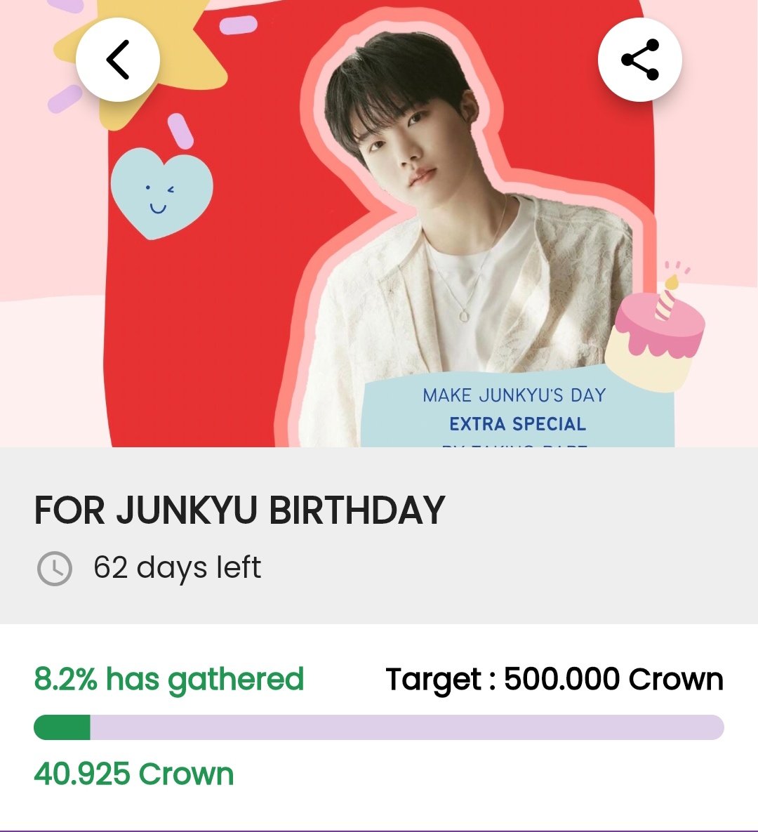 junkyu daily on Twitter: "🗳️ QUEERI Keep dropping your GOLD crowns for #JUNKYU. Watch ads and ...