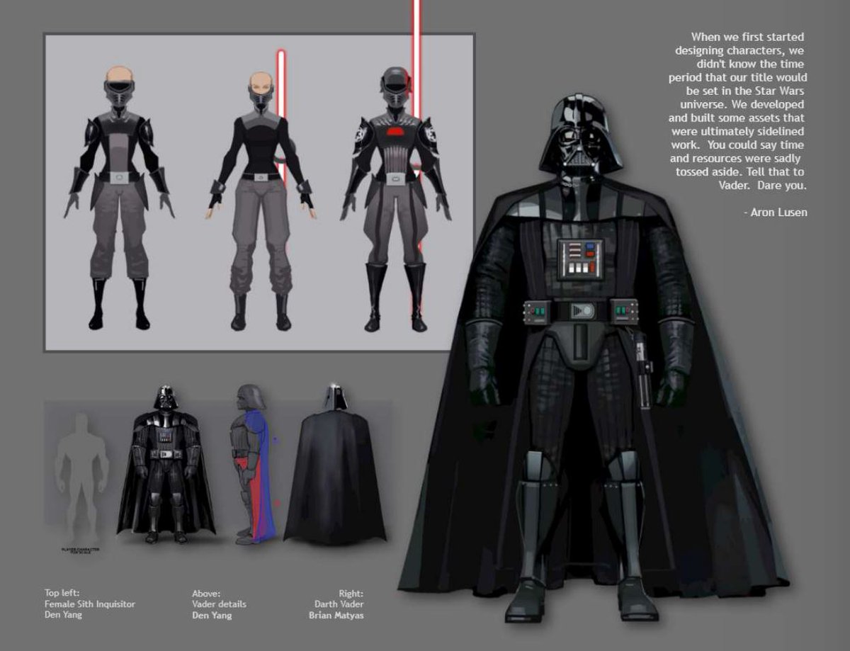 Star Wars Concept Art Darth Vader