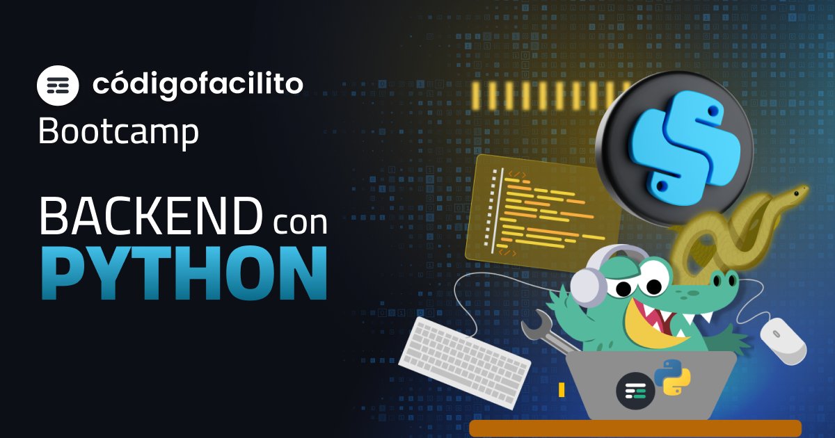 Código Facilito 🐊 on Twitter: "🐍 Aprende a a utilizar Python en el backend: https ...