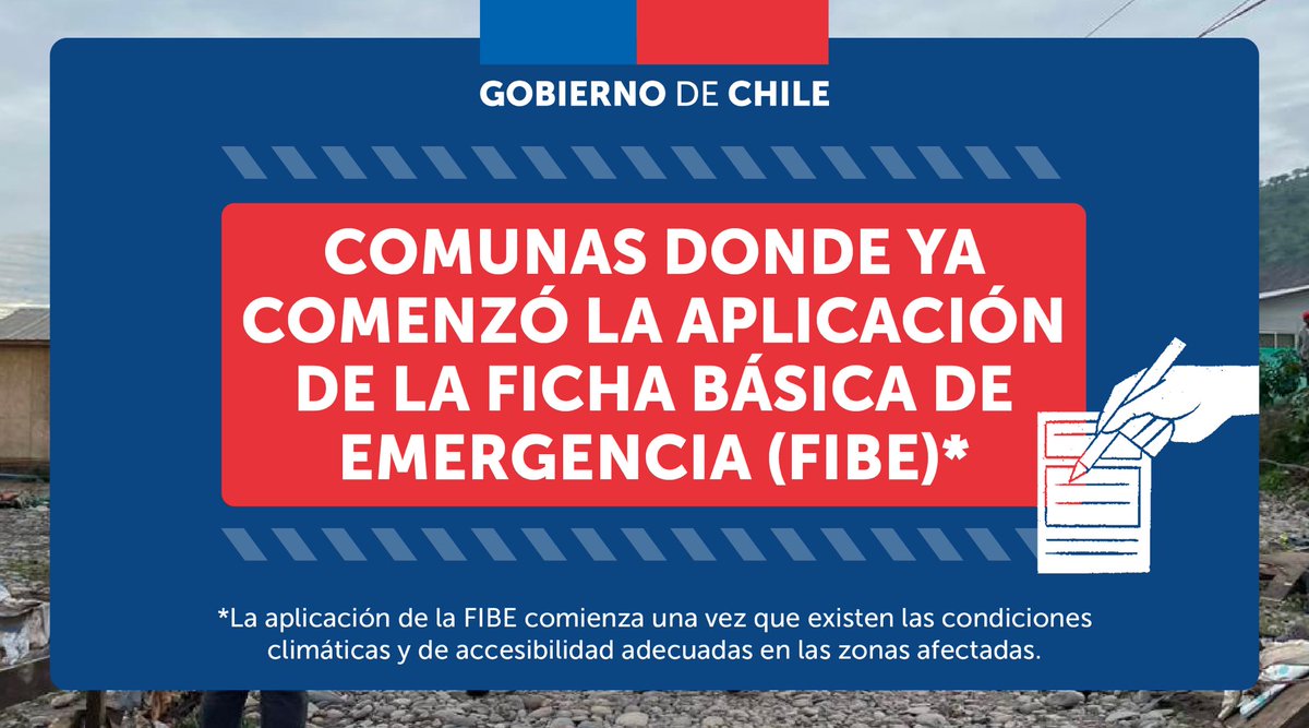 Gobierno De Chile On Twitter Estas Son Las Primeras Comunas En Donde