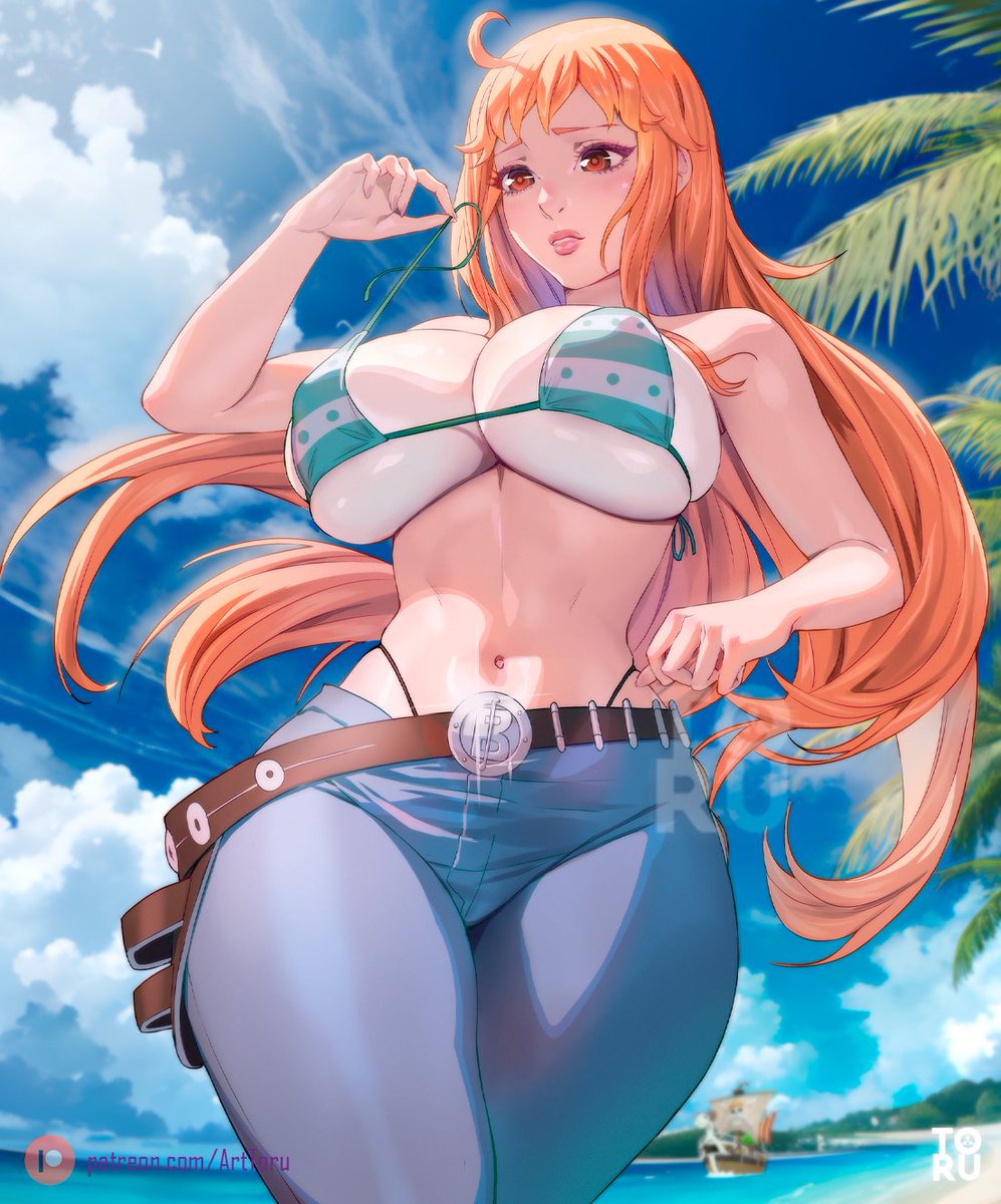 Ant 🏳️‍🌈 on Twitter: "Art Feature: Nami, by @ArtorToru! Digital highres image ($12, part of a ...