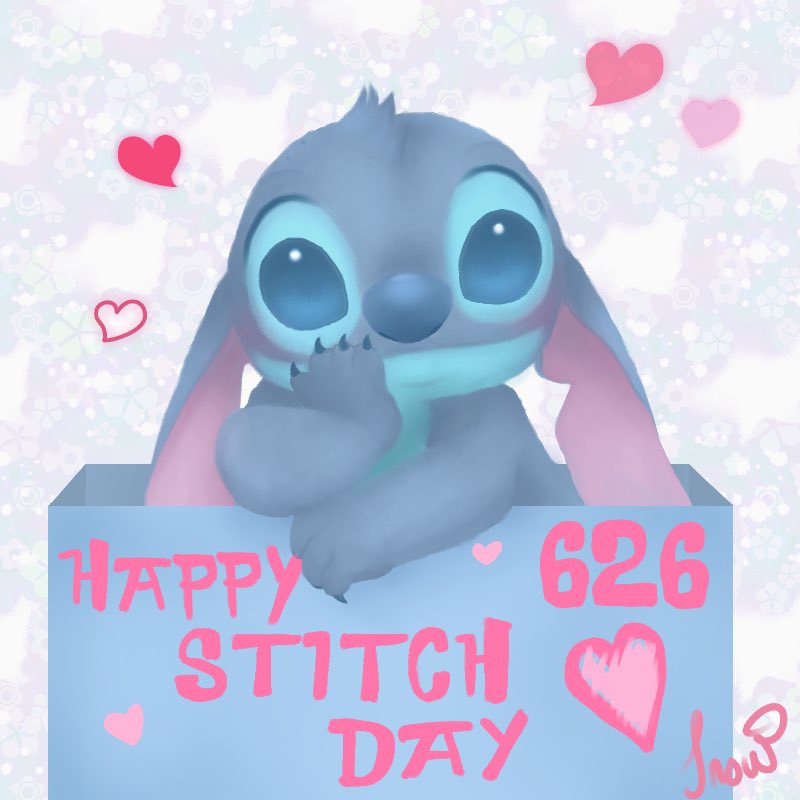 ️ 𝕾𝖓𝖔𝖜 𝕰. 𝕺𝖜𝖑 🦉 ️ on Twitter: "Happy Stitch Day~! 💙 #StitchDay #626Day #スティッチの日"