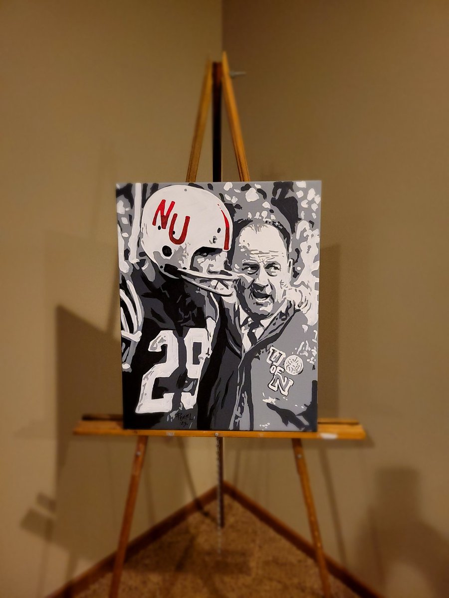 Jerome Ehrlich on Twitter: "Bob Devaney- Football Coach 16x20 acrylic canvas #painting #art # ...