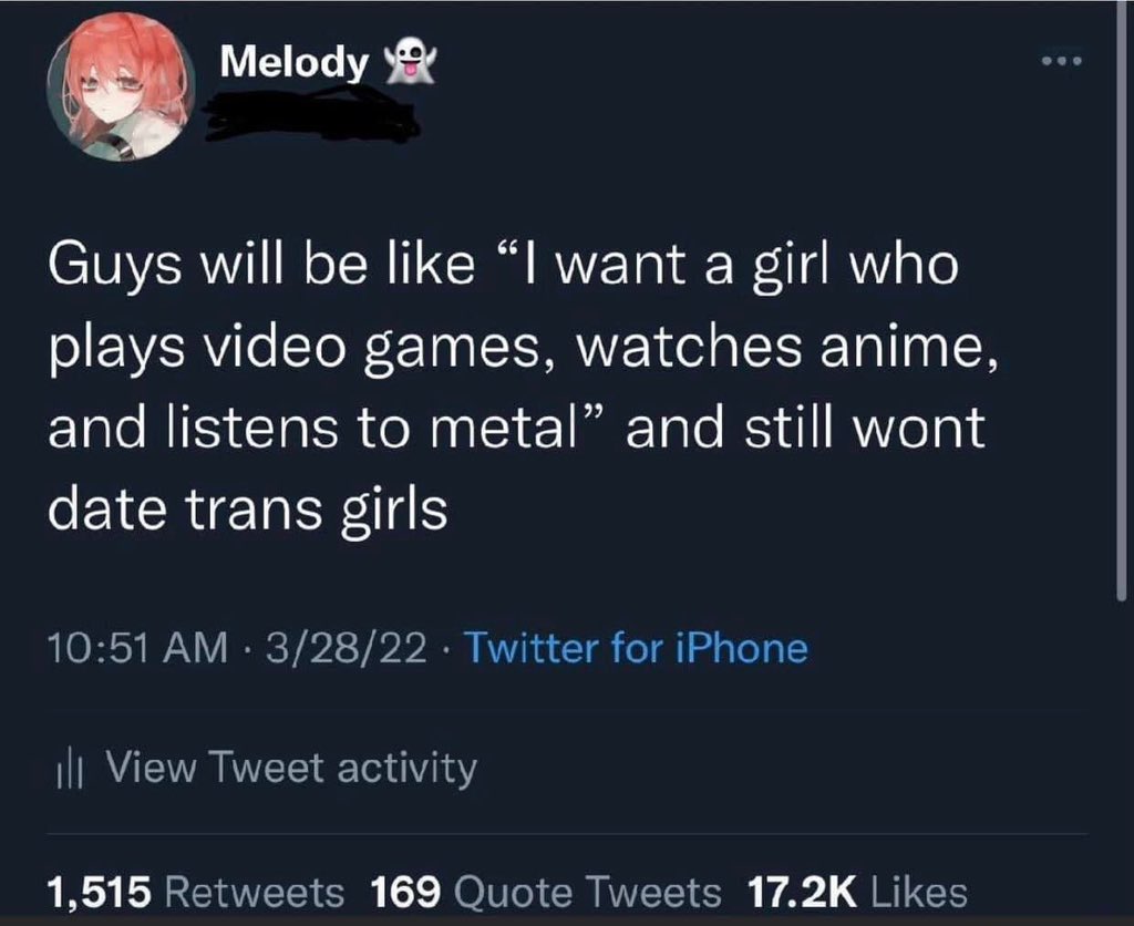 Esmeevee On Twitter Yea Guys Why Dont You Just Date Trans Girls