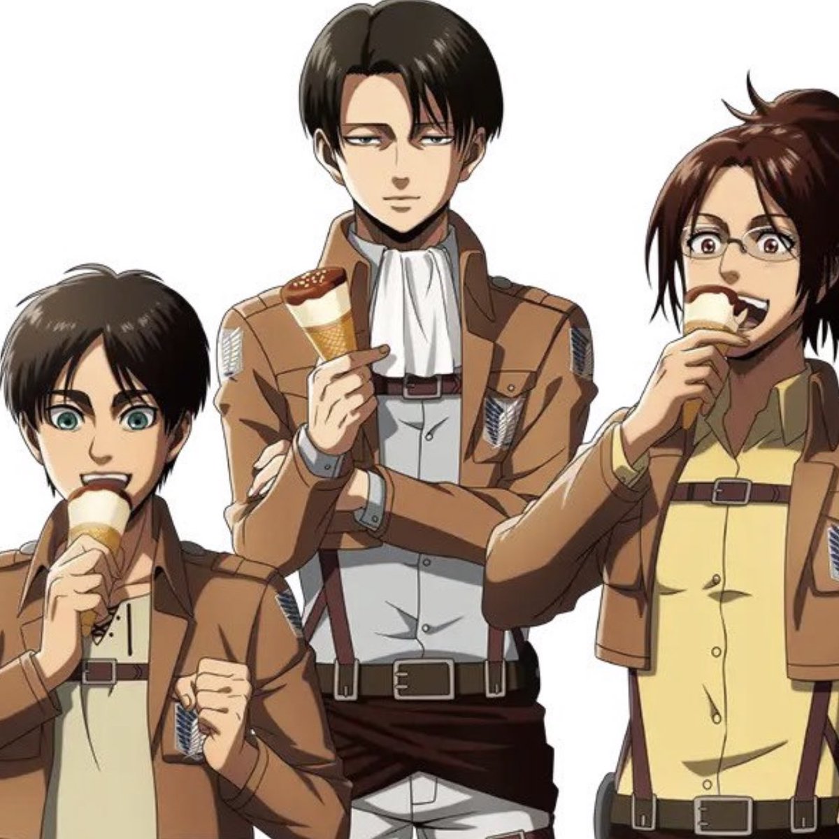 levi content on Twitter: "new official illustration of levi ackerman just dropped and he's SMILING"