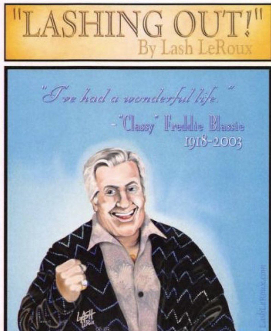 Lash LeRoux on Twitter: "RT @WrestleMagazine: Great artist too"