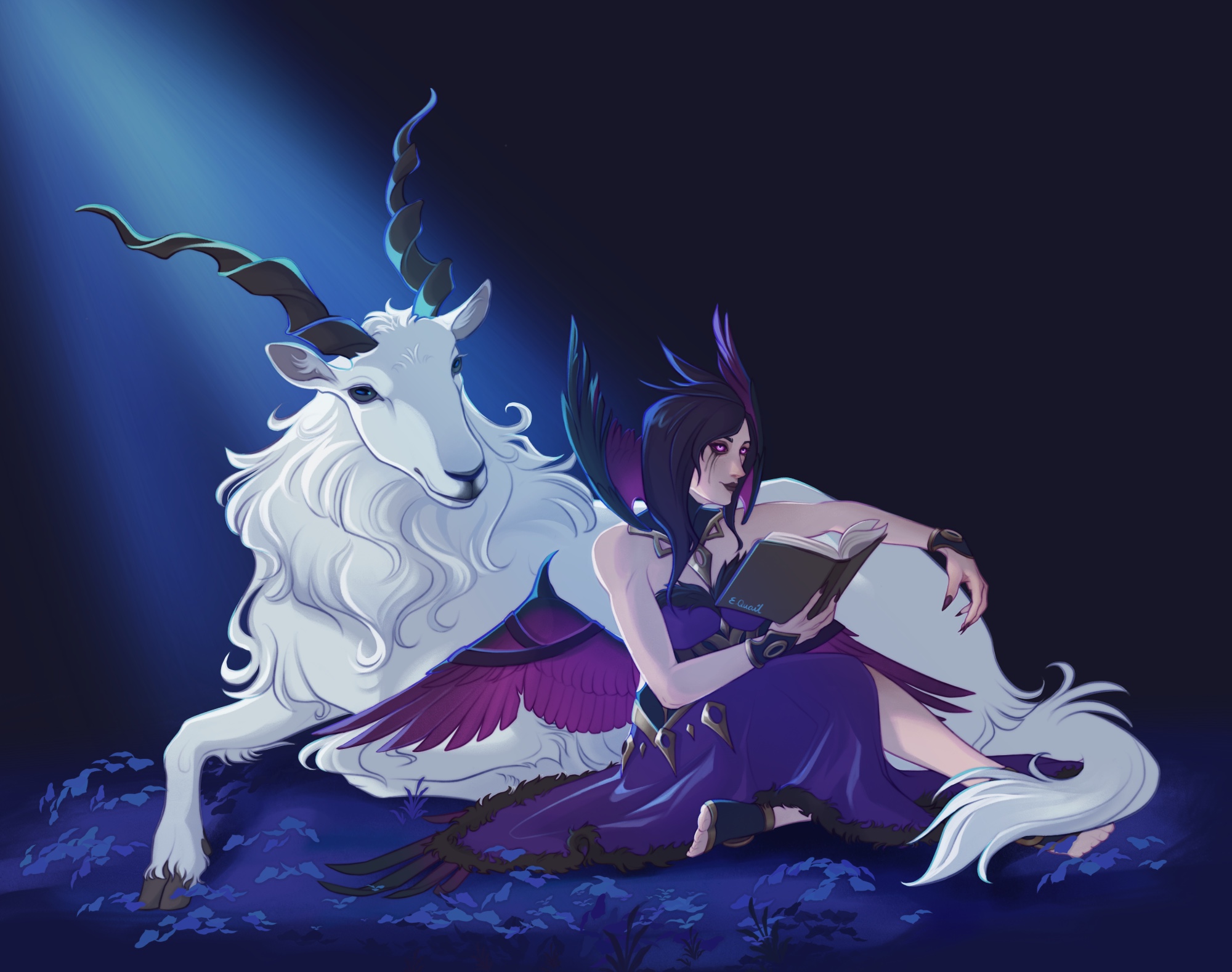 Quails on Twitter: "I think it is very based that they gave Morgana a pet goat in The Mageseeker ...