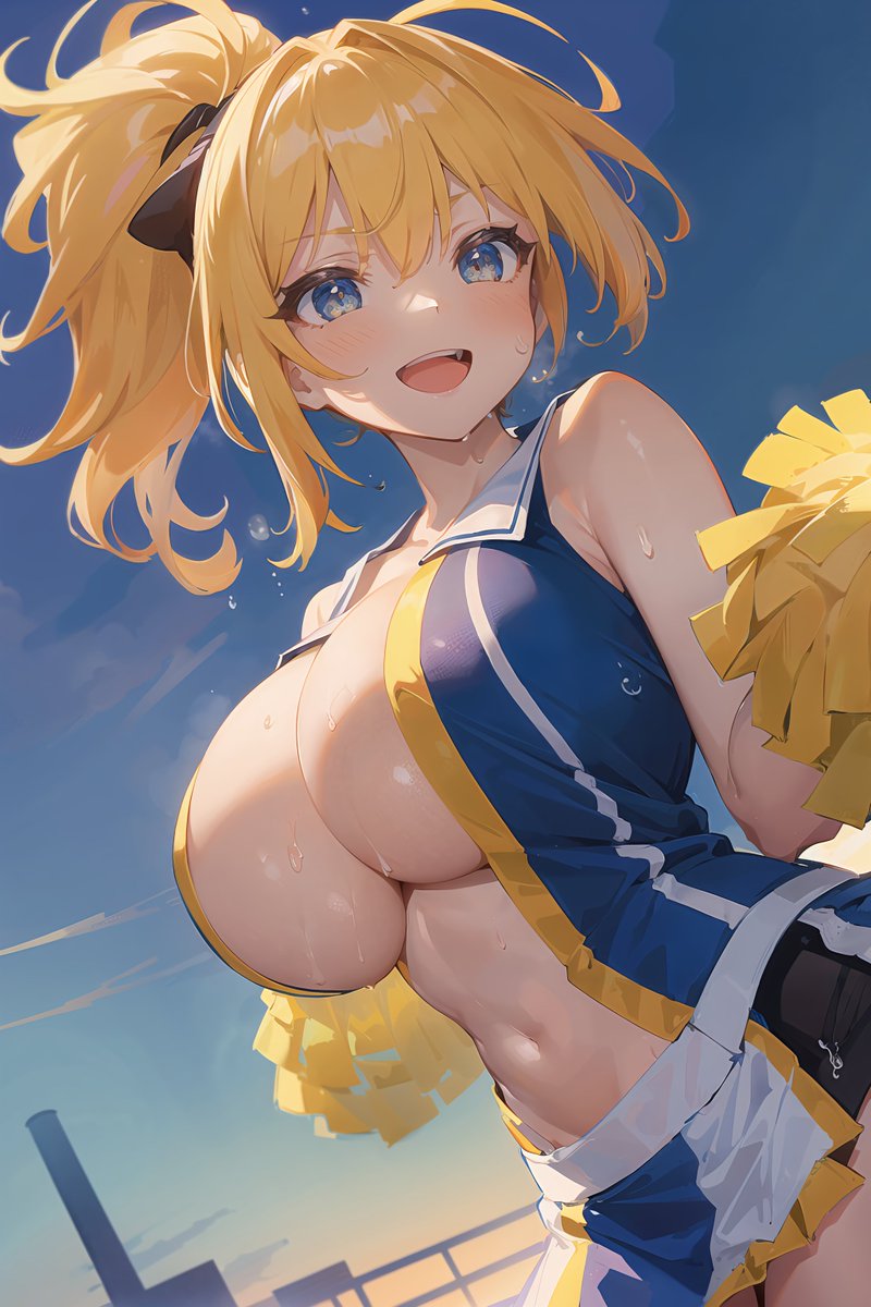 ricotte on Twitter: "④ cheer × frill × splashingsweat https://pixiv.net/users/88863717 | ricotte ...