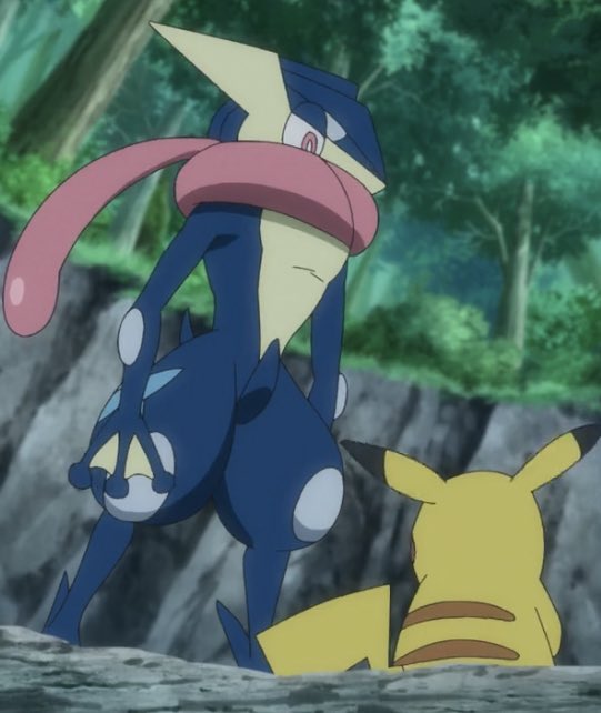 Mr Goose Totk Era On Twitter Greninja Getting Permission From Pikachu