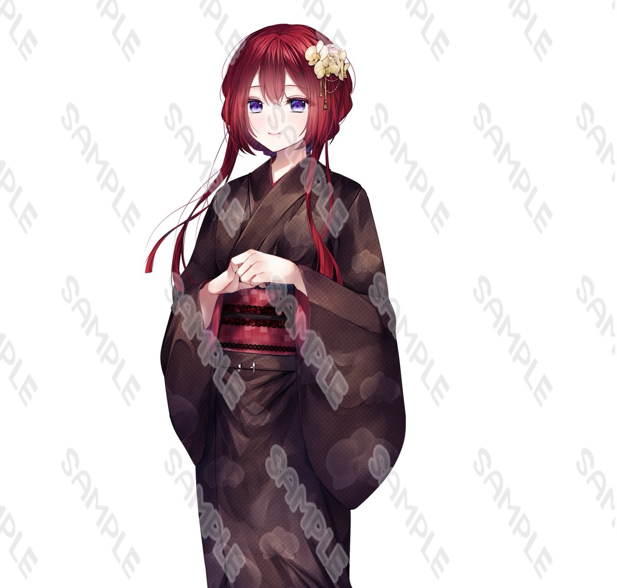 サボテン@TRPG on Twitter: "立ち絵依頼報告ー 自分のPCである深緋蘭を杜りと様（@ rito_sousaku1 )に描いてもらいました。 普段着と着物と二つの衣装差分どちらも ...