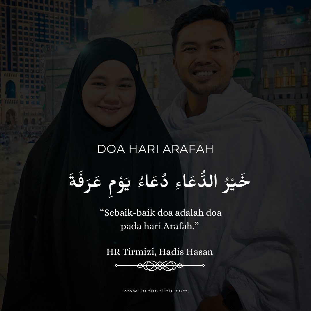 Dr Samhan on Twitter: "HARI MUSTAJAB DOA' = HARI ARAFAH Hari ini merupakan Hari Arafah, hari ...