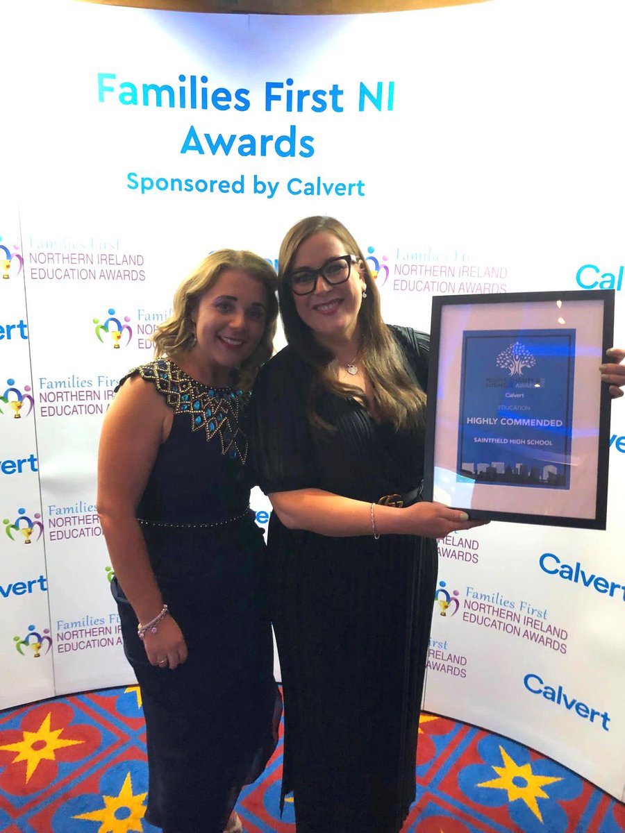 Saintfield High On Twitter We Were Delighted To Be Presented With A