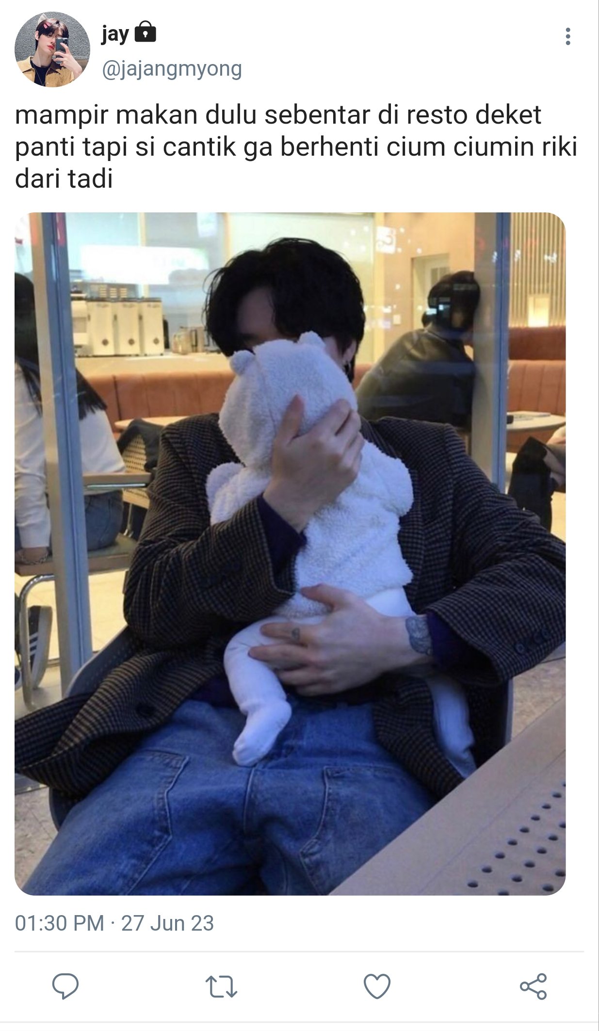 yovi on Twitter: "orang tua yang baik —jayhoon ft riki few tweet au si bandel dan si pacar ...