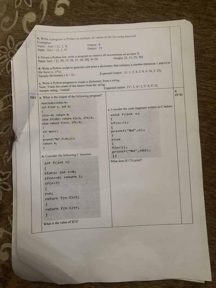Pranav Mailarpawar on Twitter: "Here's what a computer programming paper should look like Ye ...