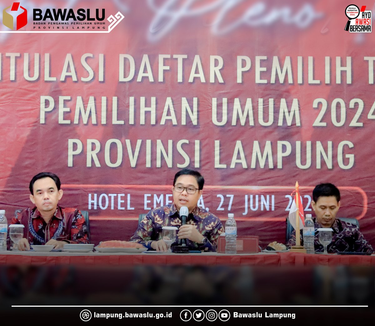 Bawaslulampung On Twitter Kpu Lampung Menggelar Rapat Pleno Terbuka