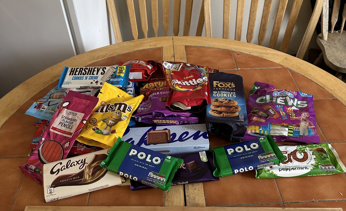 Ruby Red Racing on Twitter: "Snacks for the Mcentee team 🍬 A small gesture for all the hard work ...