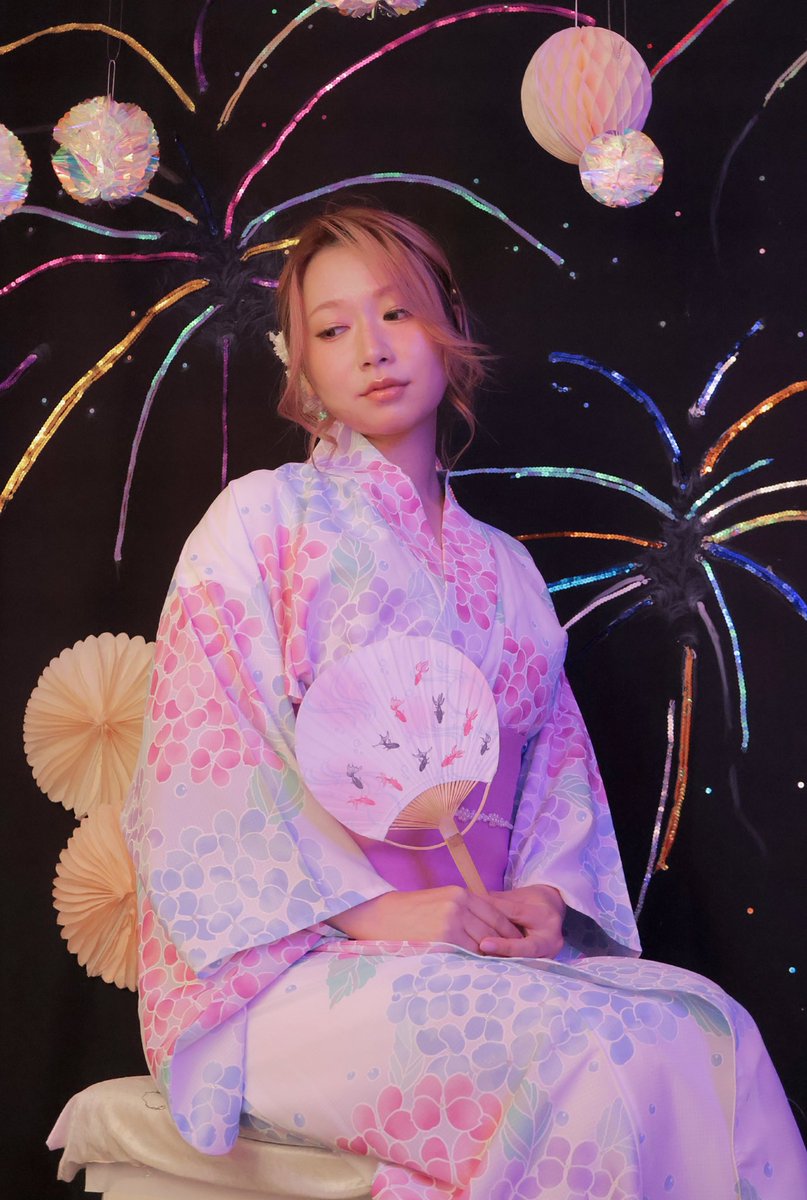 女装・変身体験cotton💐東京自由が丘《公式》 On Twitter Cotton自由が丘の今年の浴衣限定背景は花火です🎆 可愛い浴衣と