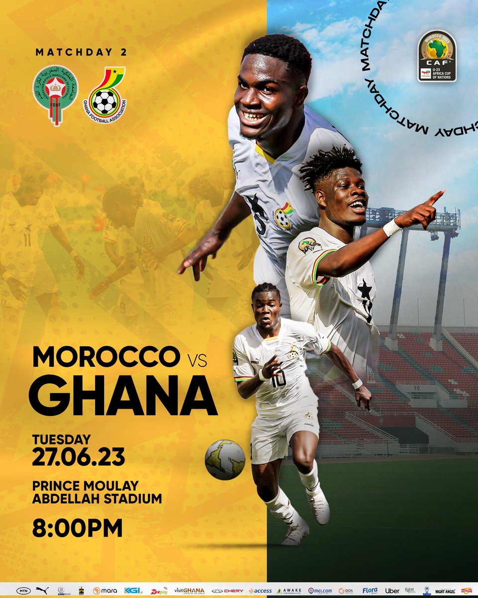 Shaban Mohammed on Twitter: "Matchday: U23 African Cup of Nations 🇬🇭 Ghana U23 vs Morocco U23 🇲🇦 ...