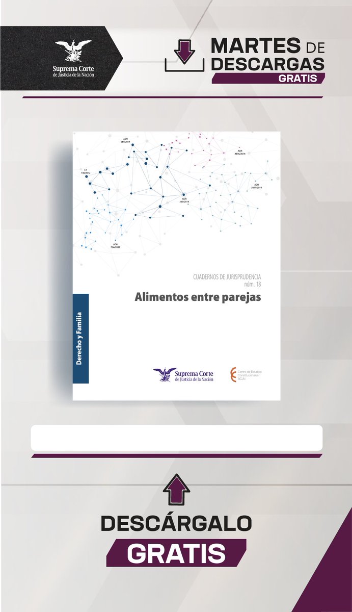 Suprema Corte on Twitter: "¿Ya descargaste el nuevo Cuaderno de Jurisprudencia del @CEC_SCJN 📘 ...