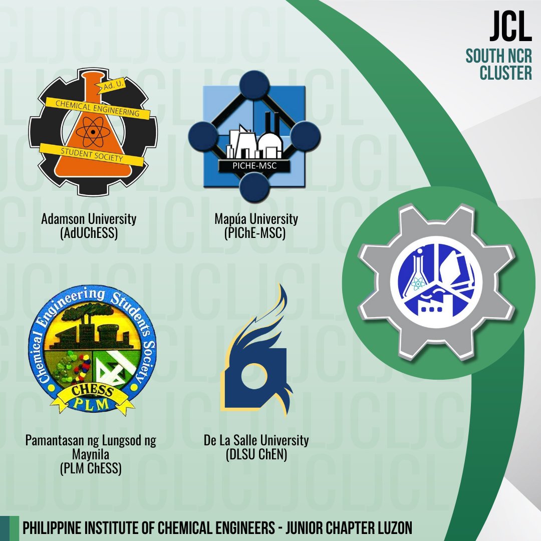 JPIChE on Twitter: "PIChE-JCL NORTH AND SOUTH NCR CLUSTER"