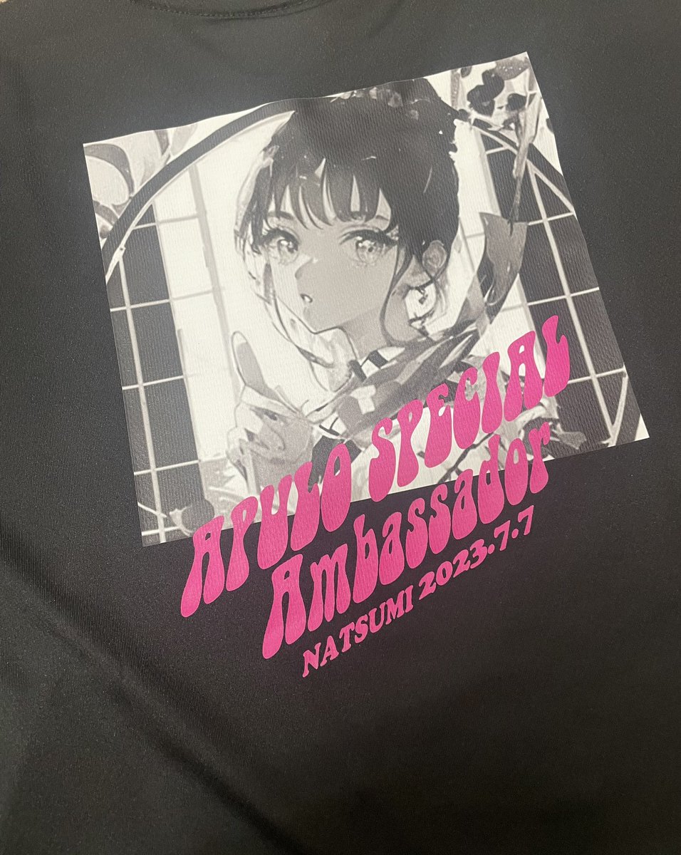 ナツ美 On Twitter 今日はアプロ811さんとアプロ1111さんでした🌈 来てくれた皆さんいつもありがとう 今日来てたtシャツは黒だけど、色違いの白もあるよ🤍 パックプリントの