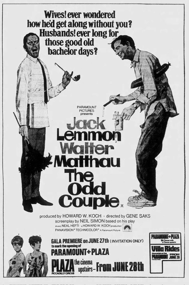 Graeme Wood on Twitter: "RT @Mag1cH0ur: On this day, June 27th, 1968, the Gala Premiere of THE ...