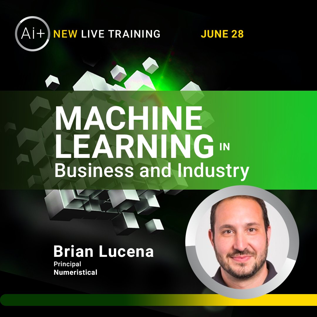 Ai+ Training on Twitter: "Don’t miss the first live session in Brian Lucena’s Gradient Boosting ...