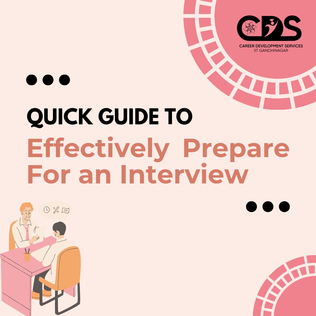 Career Development Services, IITGN on Twitter: "Quick guide to ...