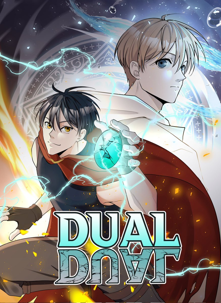 ve on Twitter: "Halo smua! Aku bikin webtoon dengan genre aksi fantasi, berjudul "DUAL ...