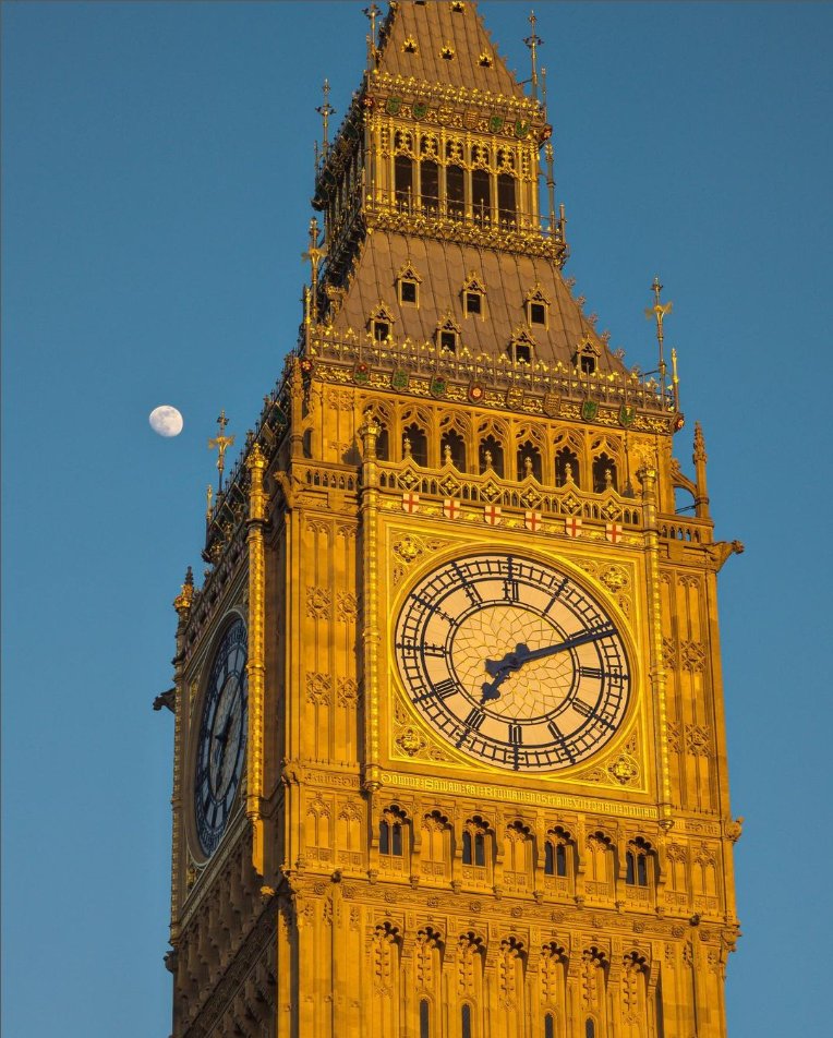 Top Of Big Ben Close Up