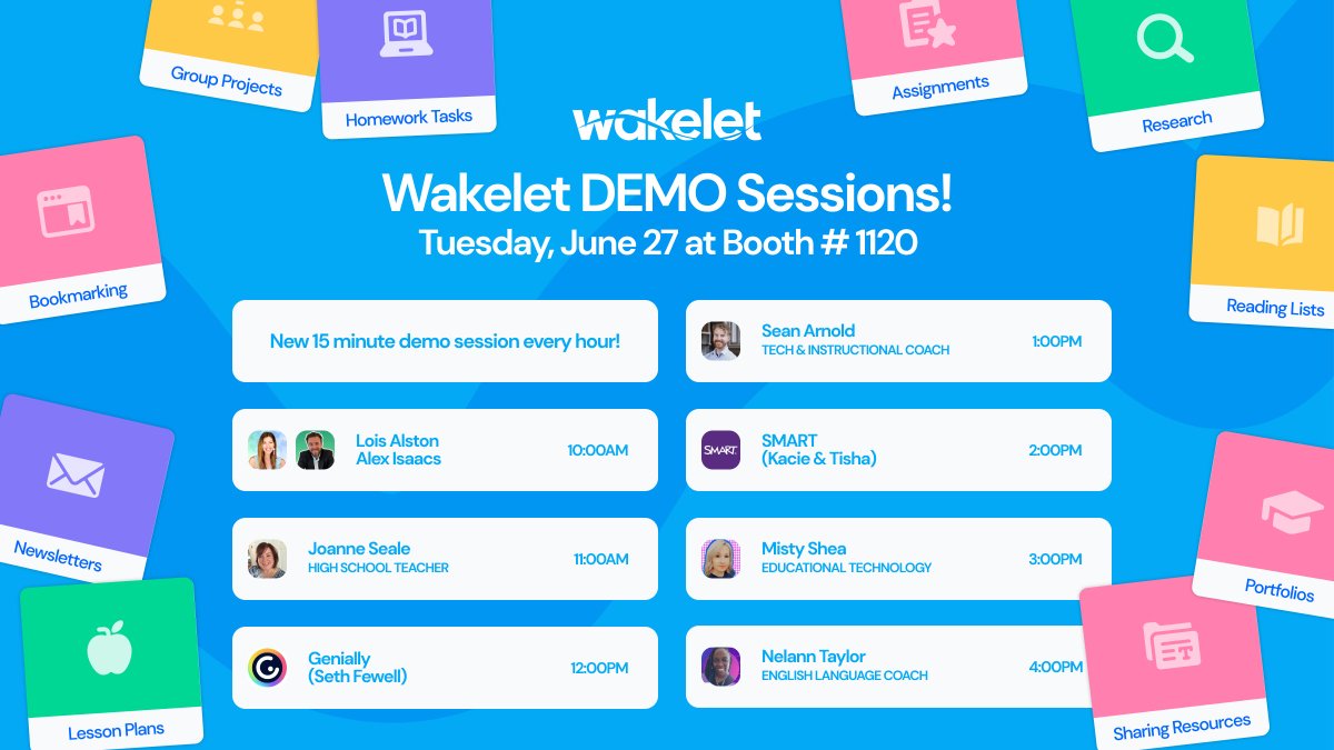 Karalee Wong Nakatsuka 🐸 🌎🇺🇸 on Twitter: "RT @wakelet: Drop by our #ISTELive booth #1120 for the ...