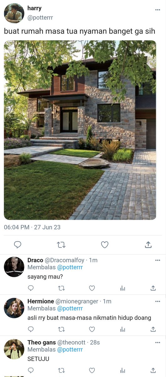 🕊️￤drarry au 📌 on Twitter: "O9. update twitter dulu dong"