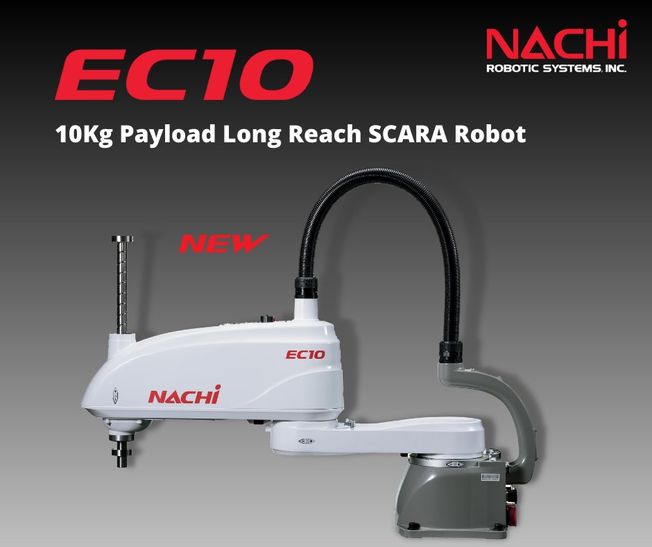 Nachi Robotics on Twitter: "NEW EC10 • Increased Payload Capacity- Supports 5kg and up to 12kg ...
