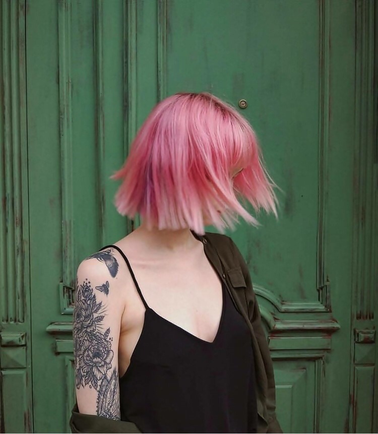 Green Pastel Hair Tumblr
