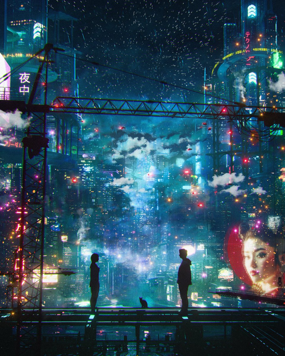 Ghost In The Shell City Wallpaper