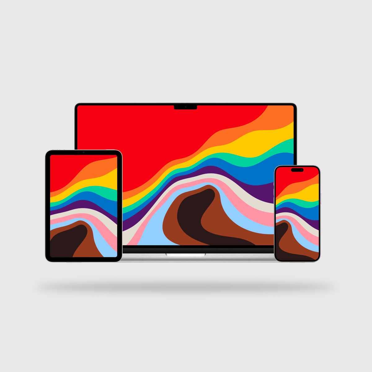 Basic Apple Guy on Twitter: "Apple Pride Wallpapers 🏳️‍🌈 https://basicappleguy.com/haberdashery ...